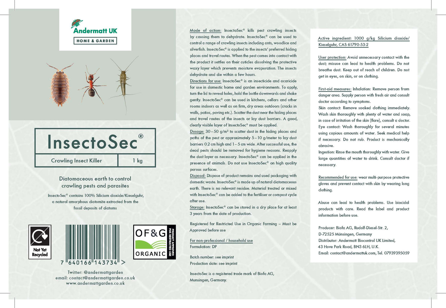 InsectoSec® Crawling Insect Killer